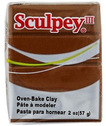 Sculpey III Hazelnut Polymer Clay